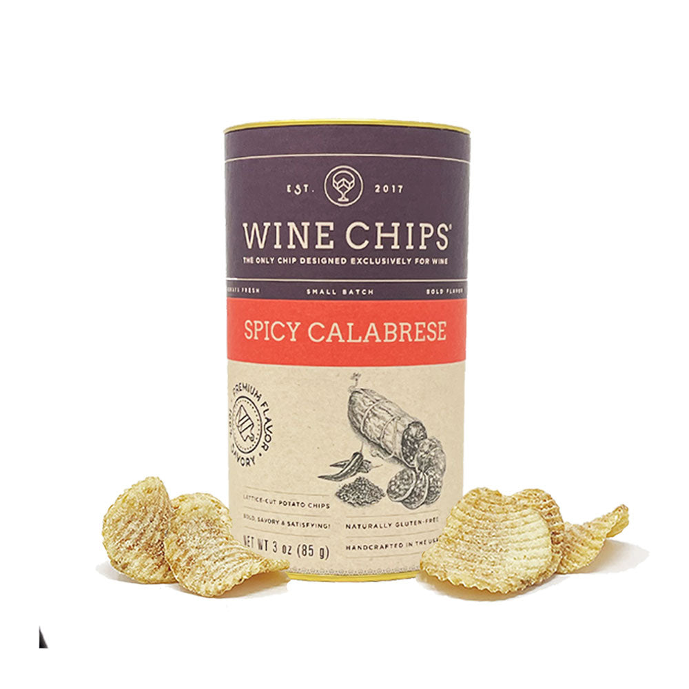 3 OZ. SPICY CALABRESE - ESTATE CASE OF 12 – Wine Chips